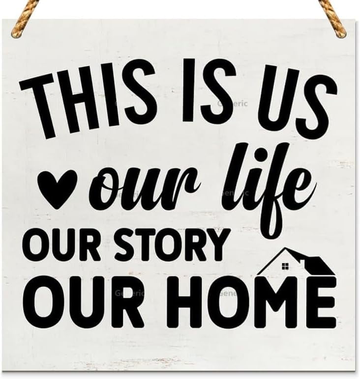 Farmhouse Style This Is Us Our Life Our Story Our Home Sign Wood Sign ...