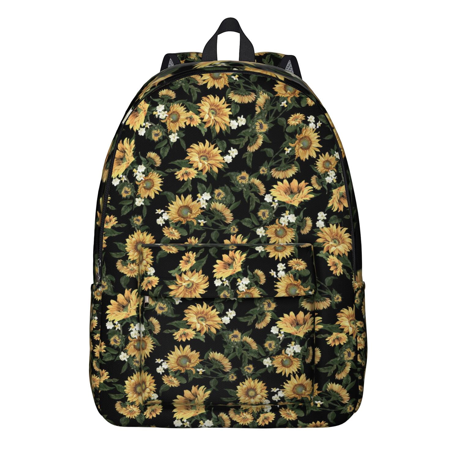 Farmhouse Sunflower Backpack - Country Rustic Waterproof Bookbag, Retro ...