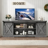 Farmhouse TV Stand for 70/75/80 Inch TVs, 70 inch Entertainment Center ...
