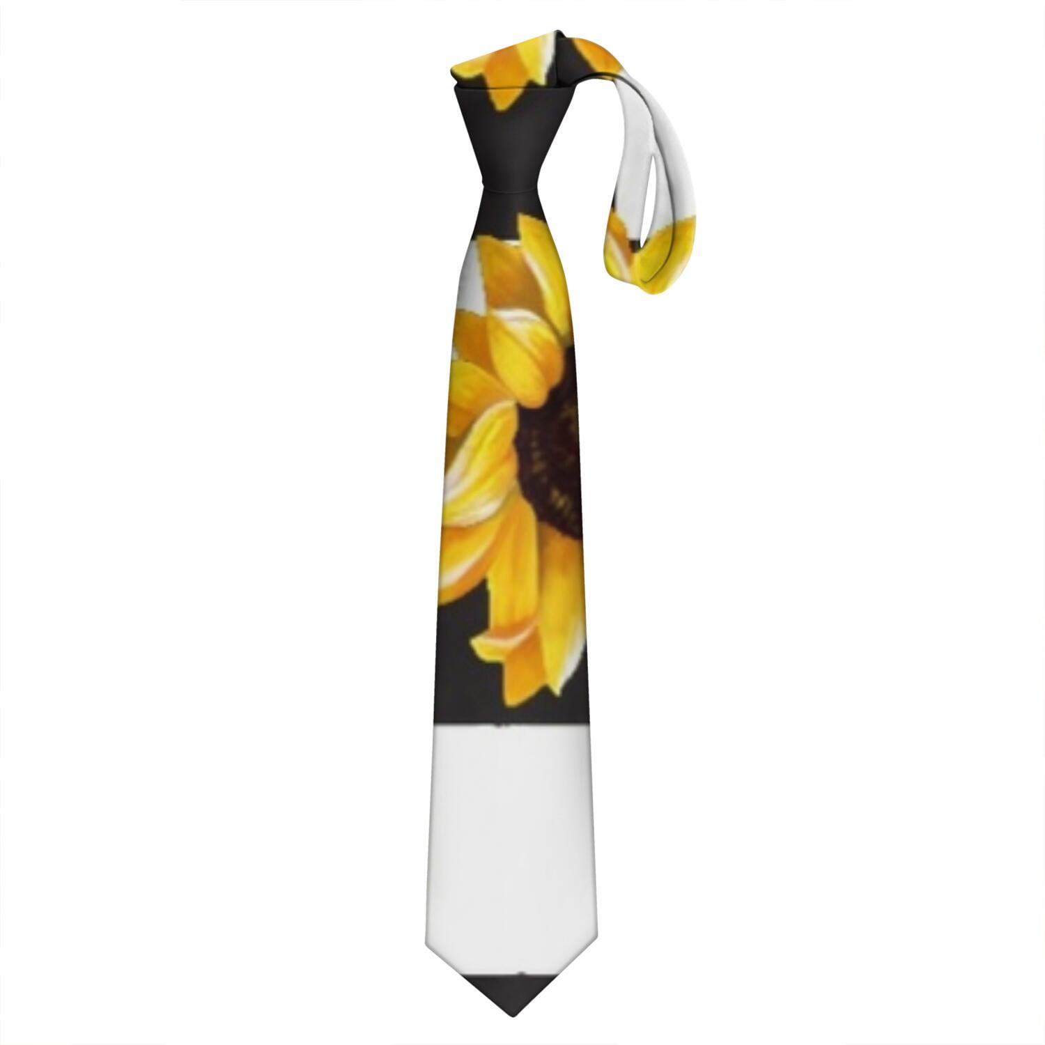 Farmhouse Tie & Polyester Tie Range: Golden Bloom Pattern Necktie ...