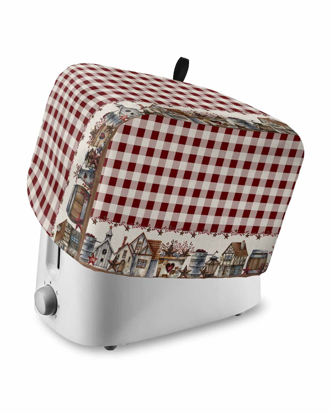 Farmhouse Toaster Cover 4 Slice, Large Kitchen Appliance Covers ...