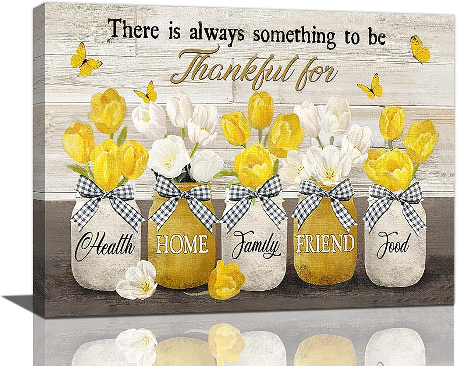 Farmhouse Tulip Wall Art Rustic Tulip Flower Canvas Prints Country ...