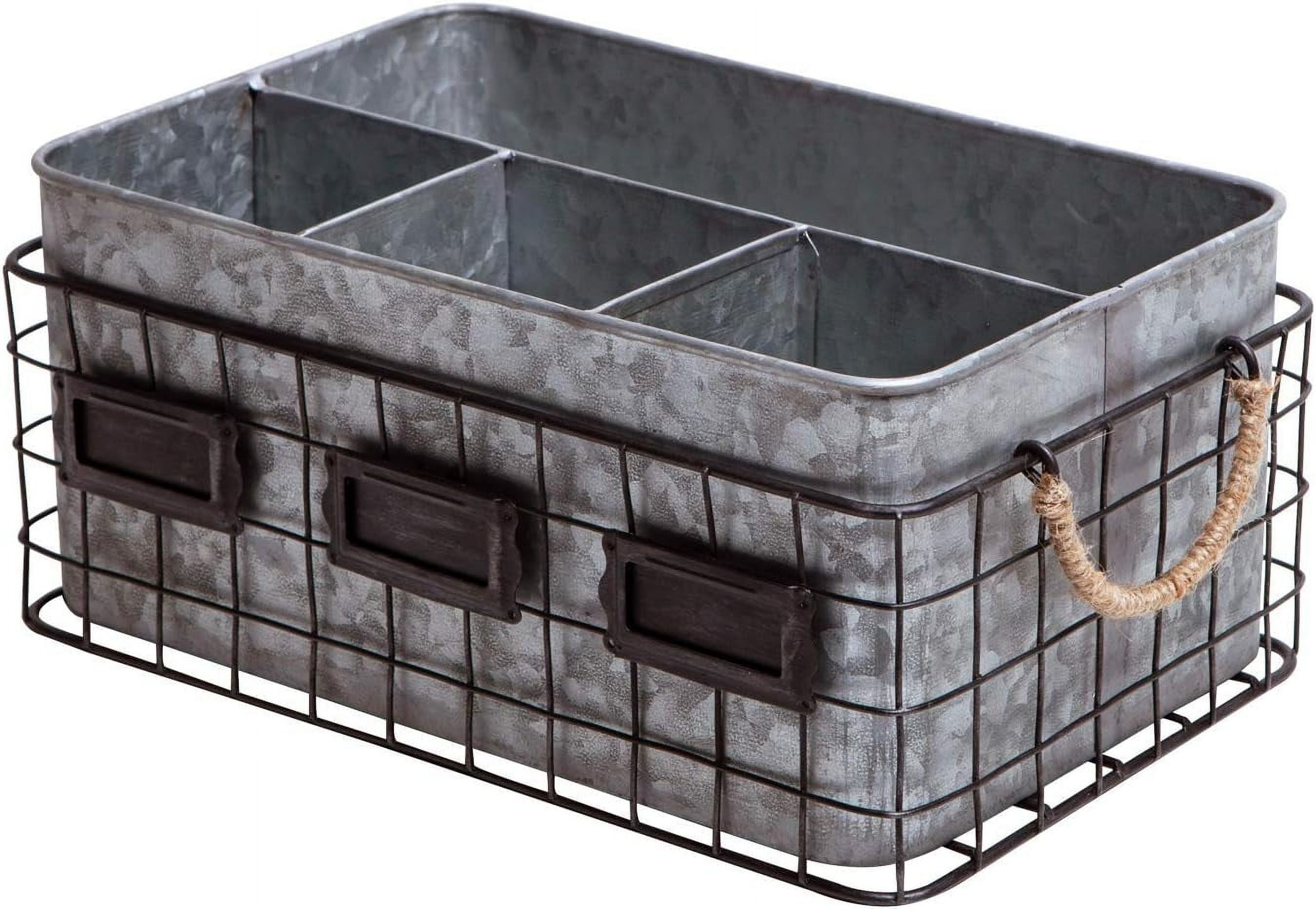 Farmhouse Utensil Caddy for Parties, Flatware Caddy for Countertop ...