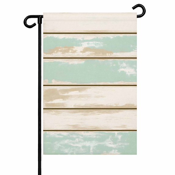 Farmhouse Vintage Garden Flags for Outside Rustic Wood Texture Double ...