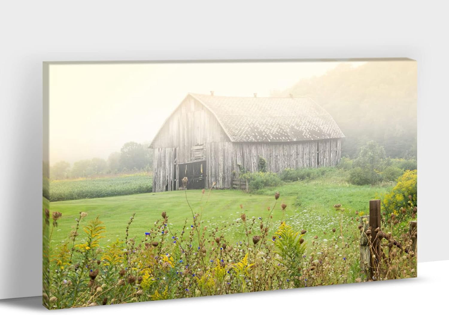 Farmhouse Wall Art - Barn Pictures Art, Modern Decor for Living Room ...
