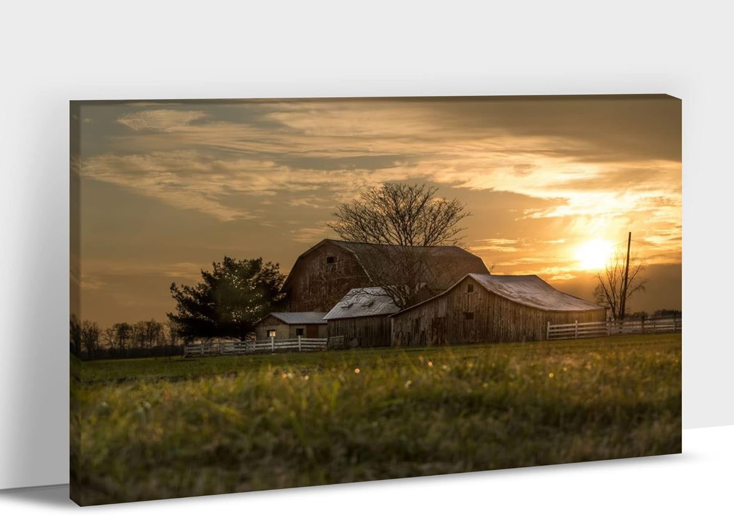 Farmhouse Wall Art - Barn Pictures Art, Modern Farmhouse Decor for ...