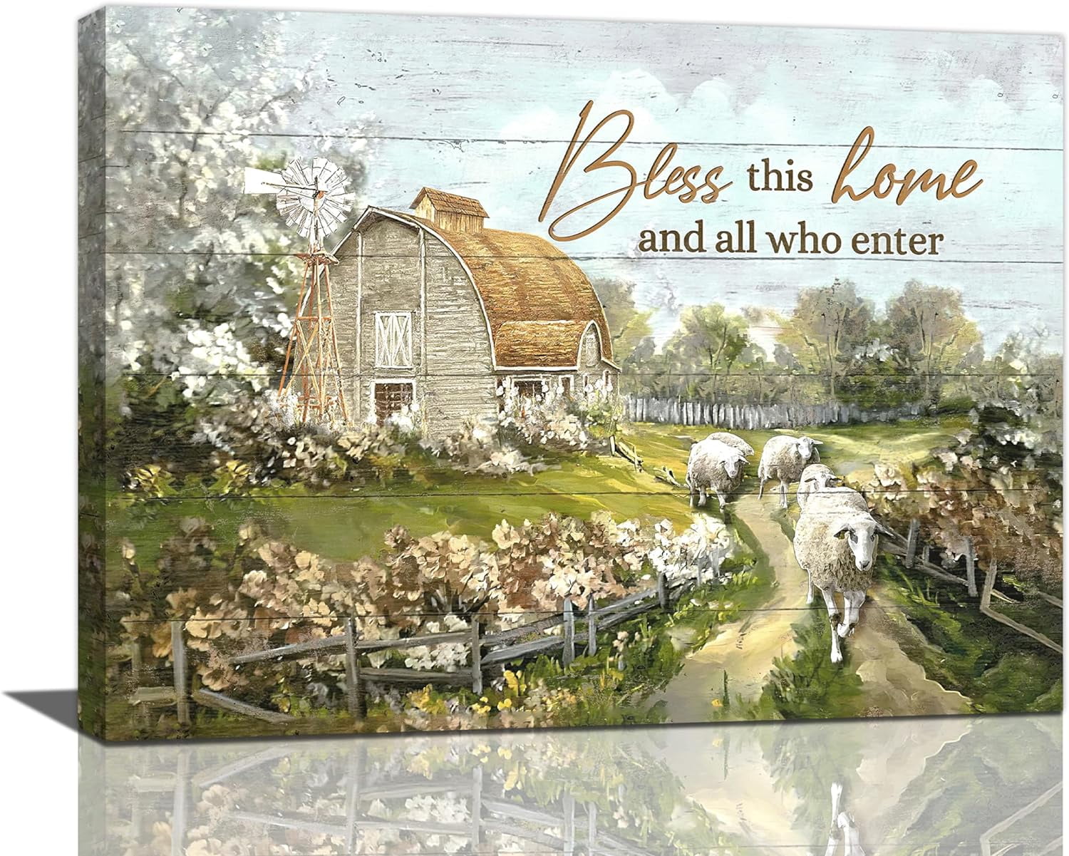 Farmhouse Wall Art Rustic Country Wall Decor Barn Pictures Rustic ...