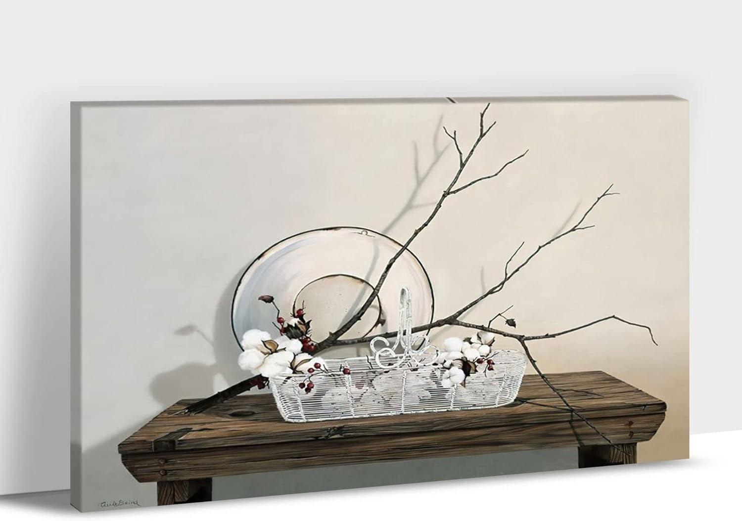Farmhouse Wall Art - Vintage Still Life Pictures Wall Art, Modern ...