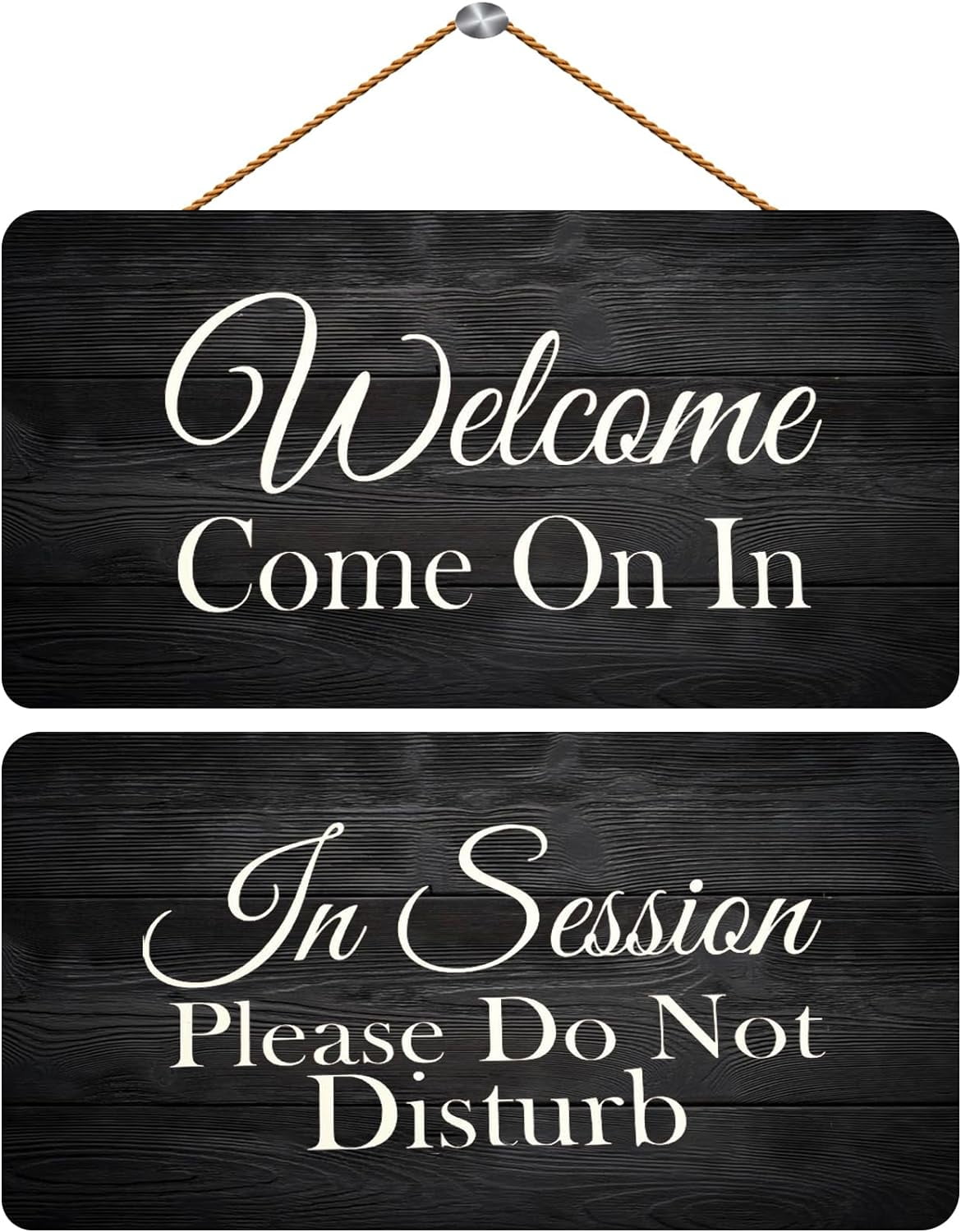Farmhouse Wall Hanging Wood Plaque Sign In Session Please Do Not ...