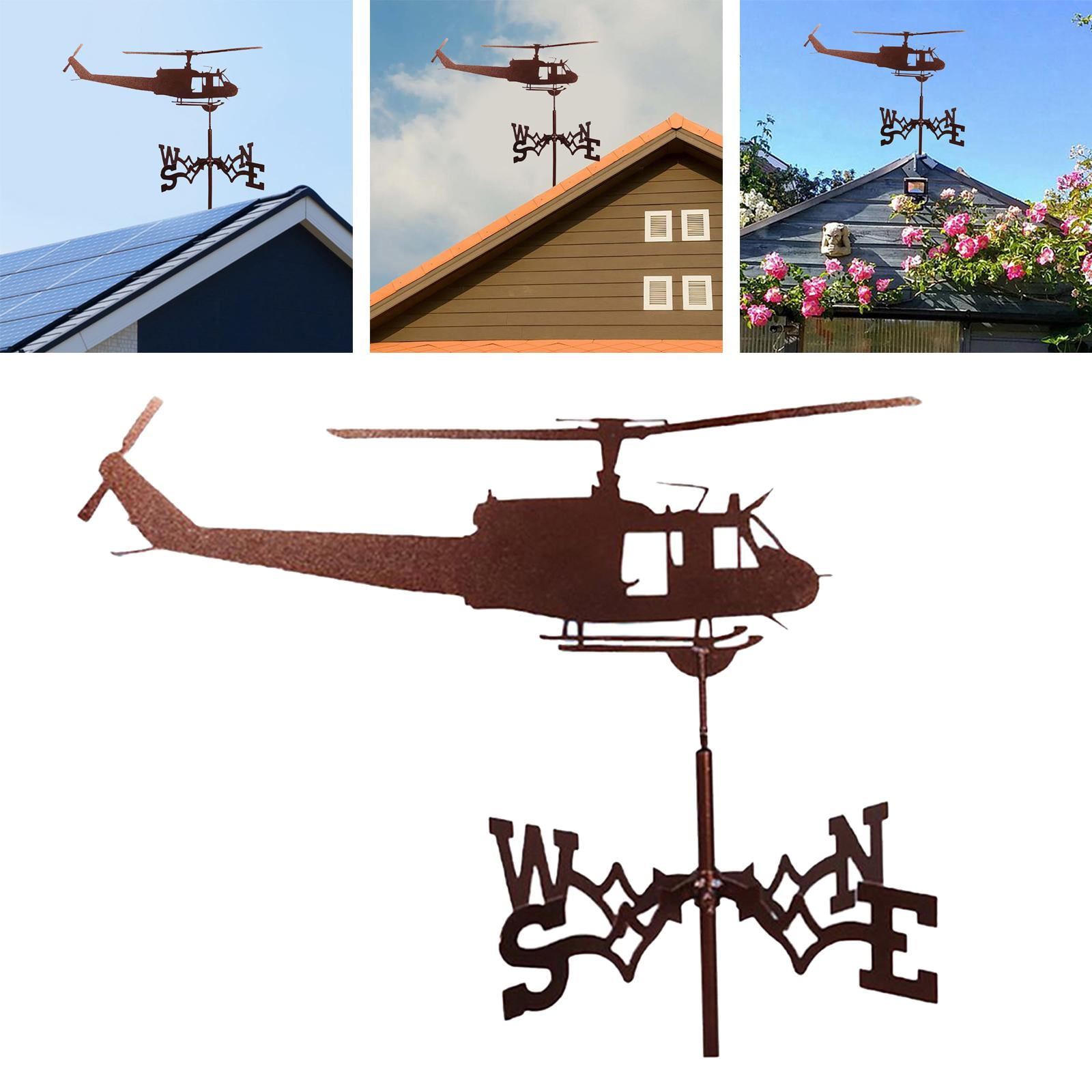 Farmhouse Weather Vane Stainless Direction Indicator Roof Mount Yard ...