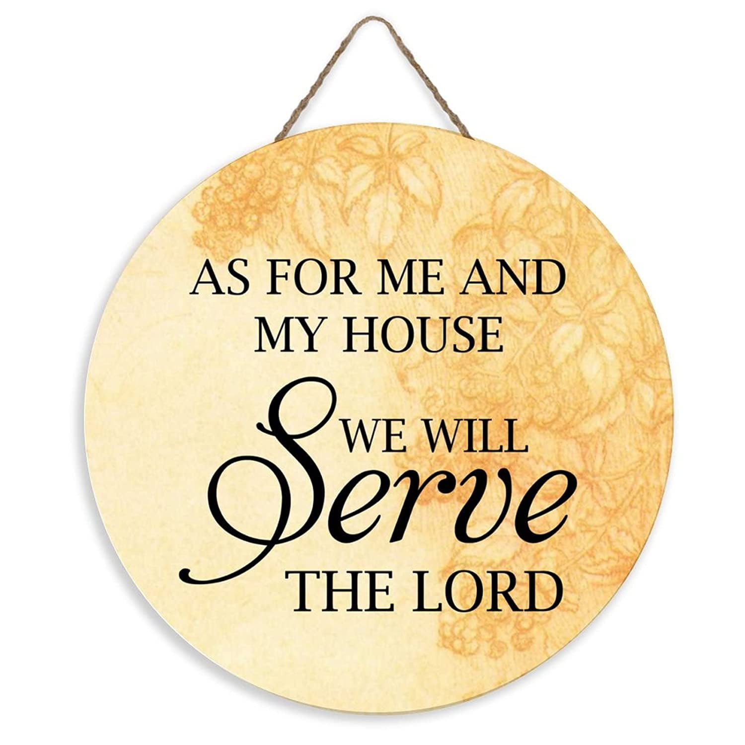 Farmhouse Welcome Sign As for Me And My House We Will Serve The Lord ...