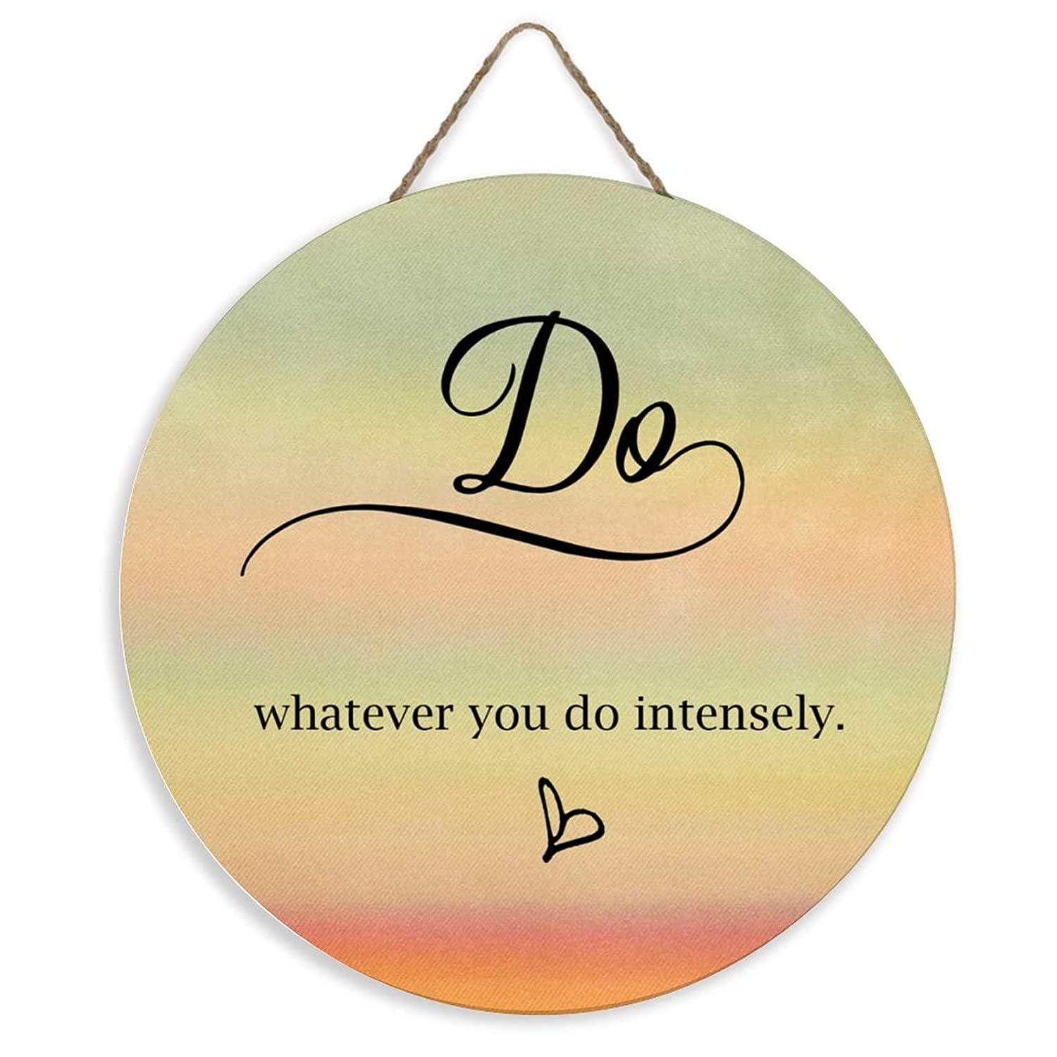 Farmhouse Welcome Sign Do Whatever You Do Intensely Front Door Sign ...