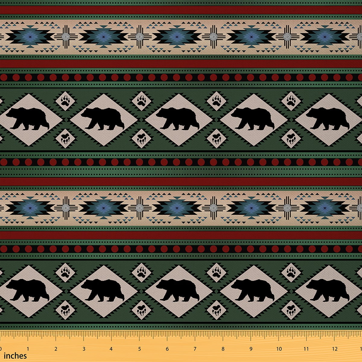 Farmhouse Western Aztec Upholstery Fabric,Mexican Fabric By The Yard ...