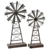 Foreside Home & Garden Small Distressed Metal Windmill Table Decor ...