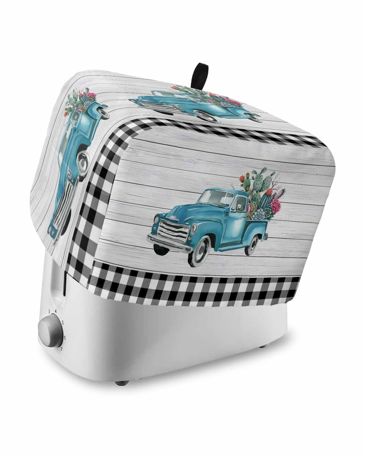 Farmhouse Wood Grain Small Toaster Cover 2 Slice, Kitchen Appliance ...