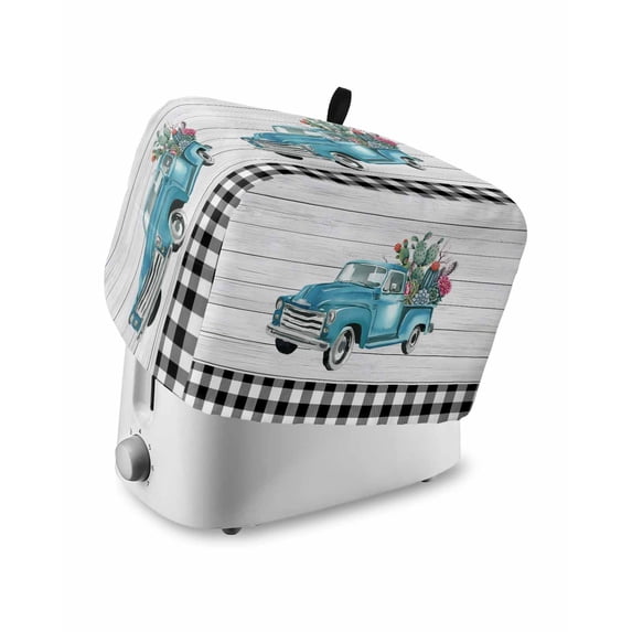 Farmhouse Wood Grain Small Toaster Cover 2 Slice, Kitchen Appliance ...