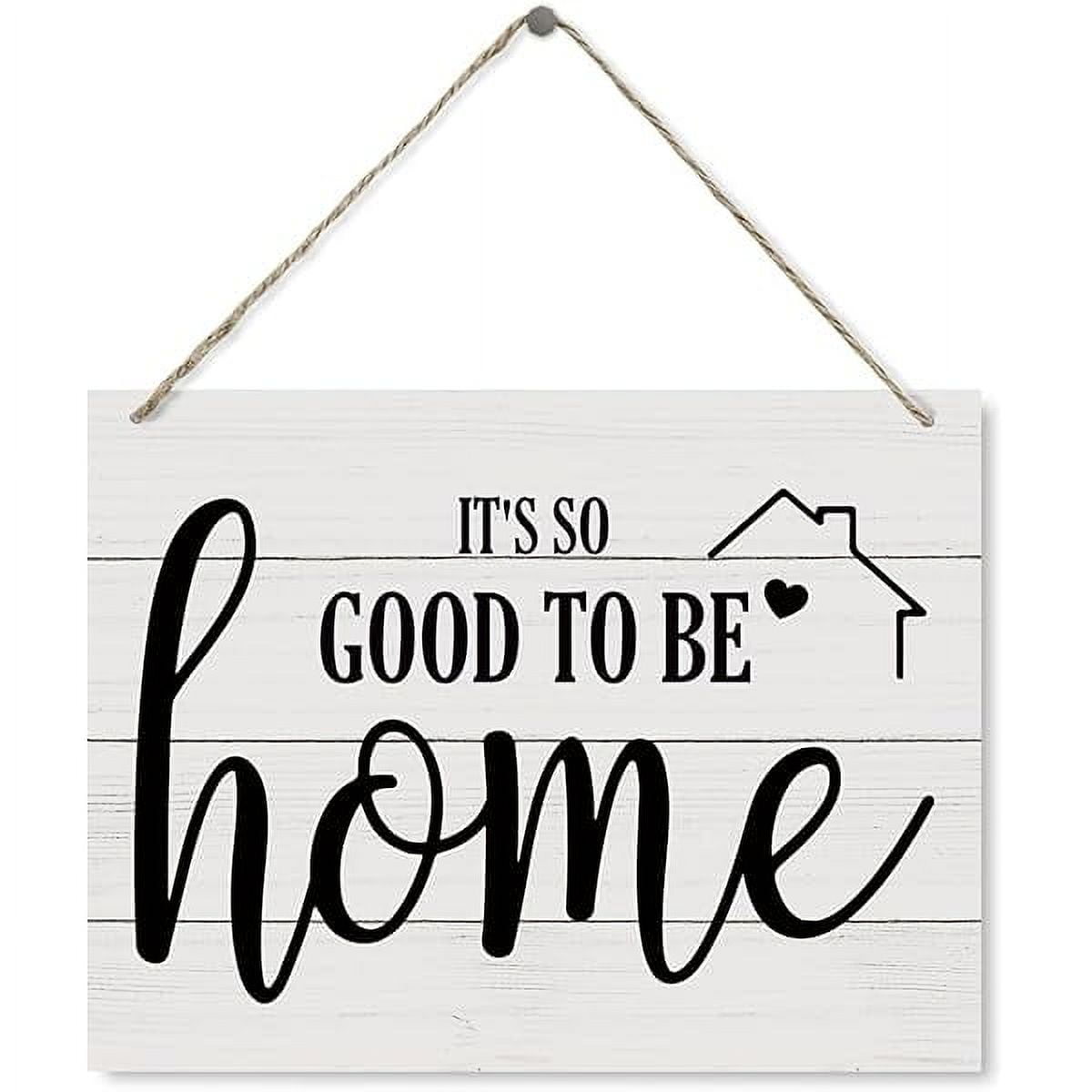 Farmhouse Wood Sign It's So Good to Be Home Sign Decorative Wood Plaque ...