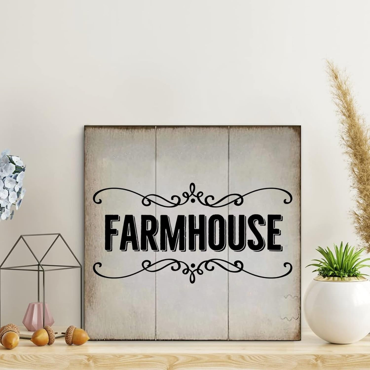 Farmhouse Wood Signs Modern Rustic Wooden Signs Family Motivational ...