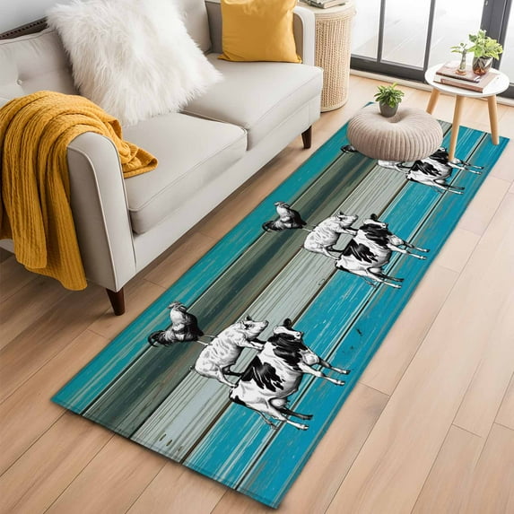Farmhouse Wooden Grain Kitchen Runner Rug 2x6 Washable Runners for ...