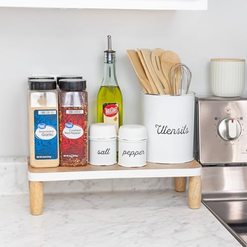 Farmhouse Wooden Risers (Set of 2, Rectangular); Rustic Decorative ...