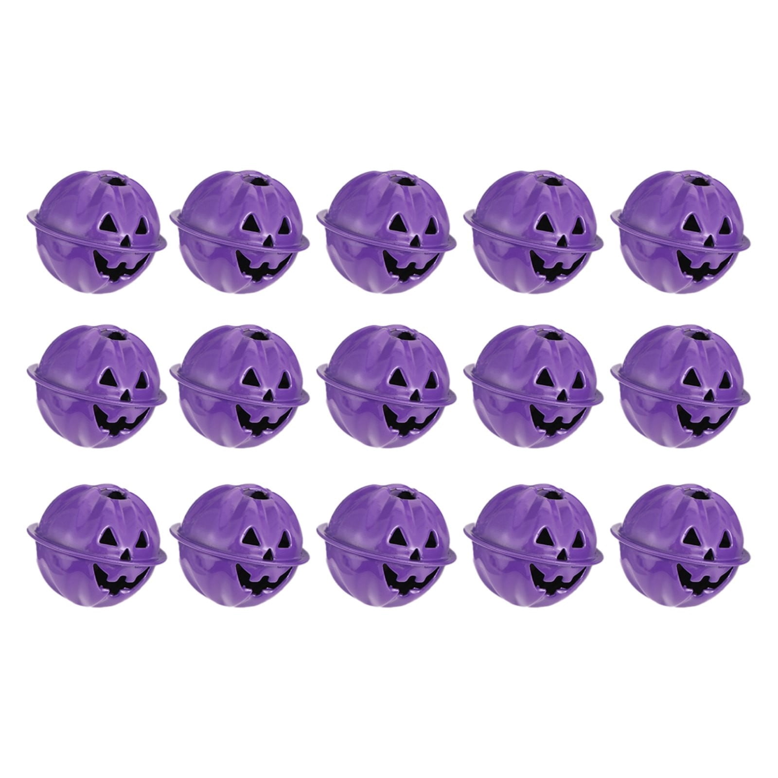 Farmhouse Wreath 15Pcs Halloween Bells Pumpkin Jingle Bells Ornaments ...