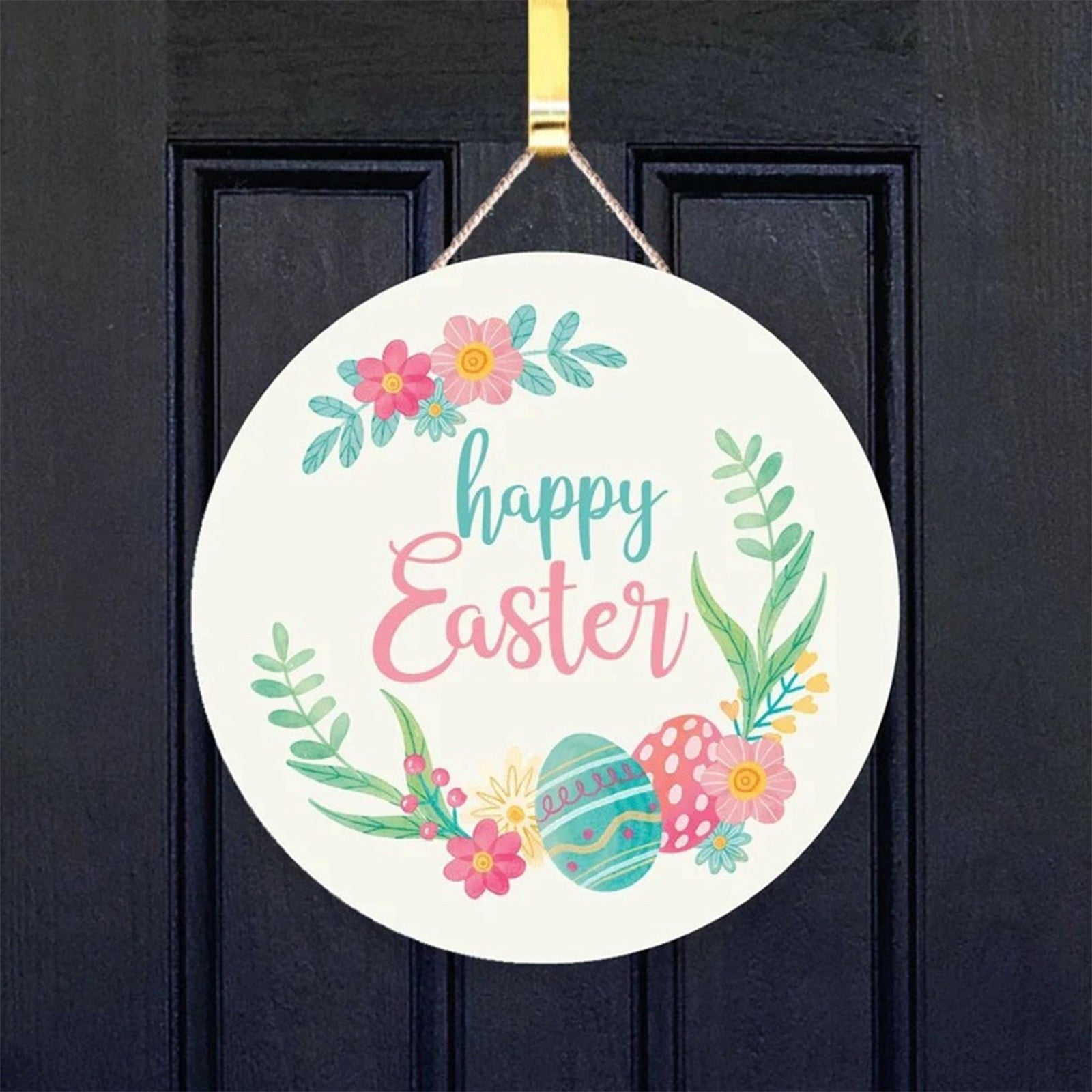 Farmhouse Wreath Spring Dwarf The Festival Wreath Welcoming The Easter ...