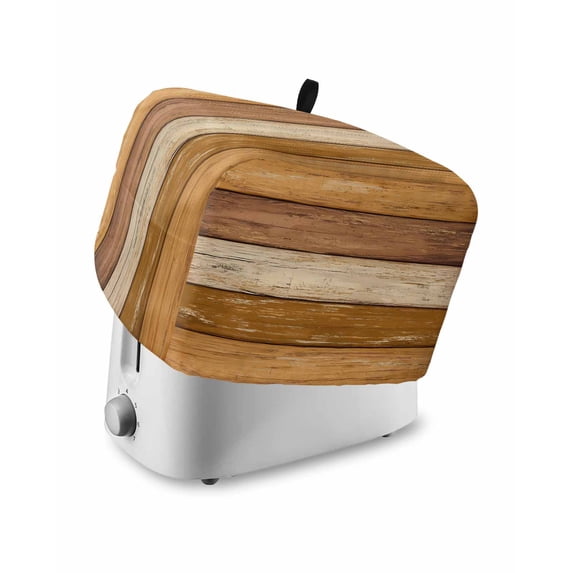 Farmhouse Yellow Brown Toaster Cover 2 Slice, Small Kitchen Appliance ...