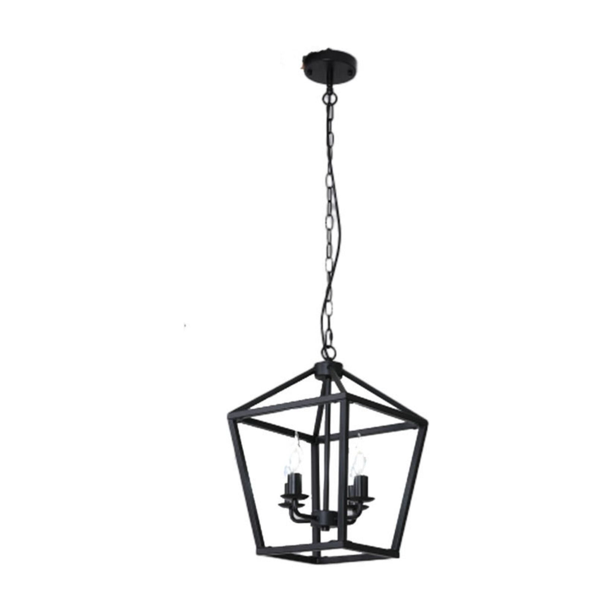 Farmhouse, countryside, black lantern hanging lamp, kitchen island ...