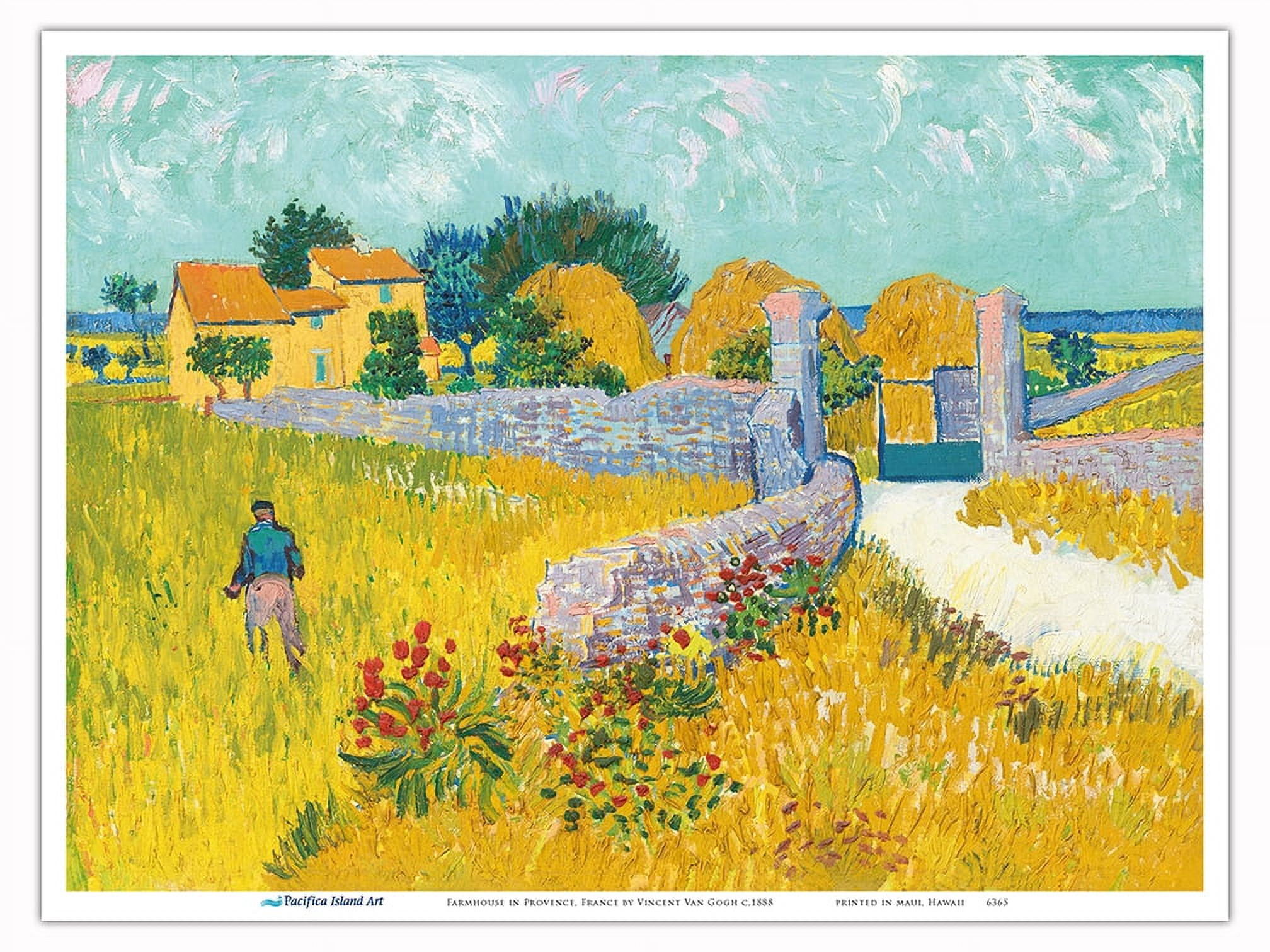Farmhouse in Provence France - From an Original Color Painting by ...