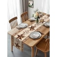 Farmhouses Country Stars Berries Table Runner 90 Inches Long, Retro ...
