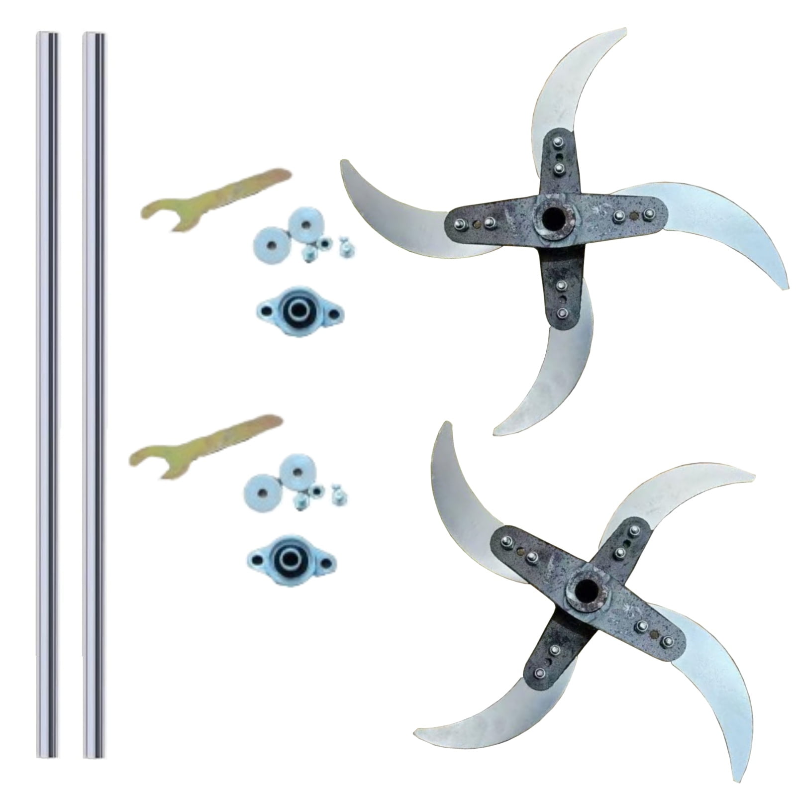 Farming Grass Shredder Replacement Knife Blades - Dual-Bevel Edge for ...