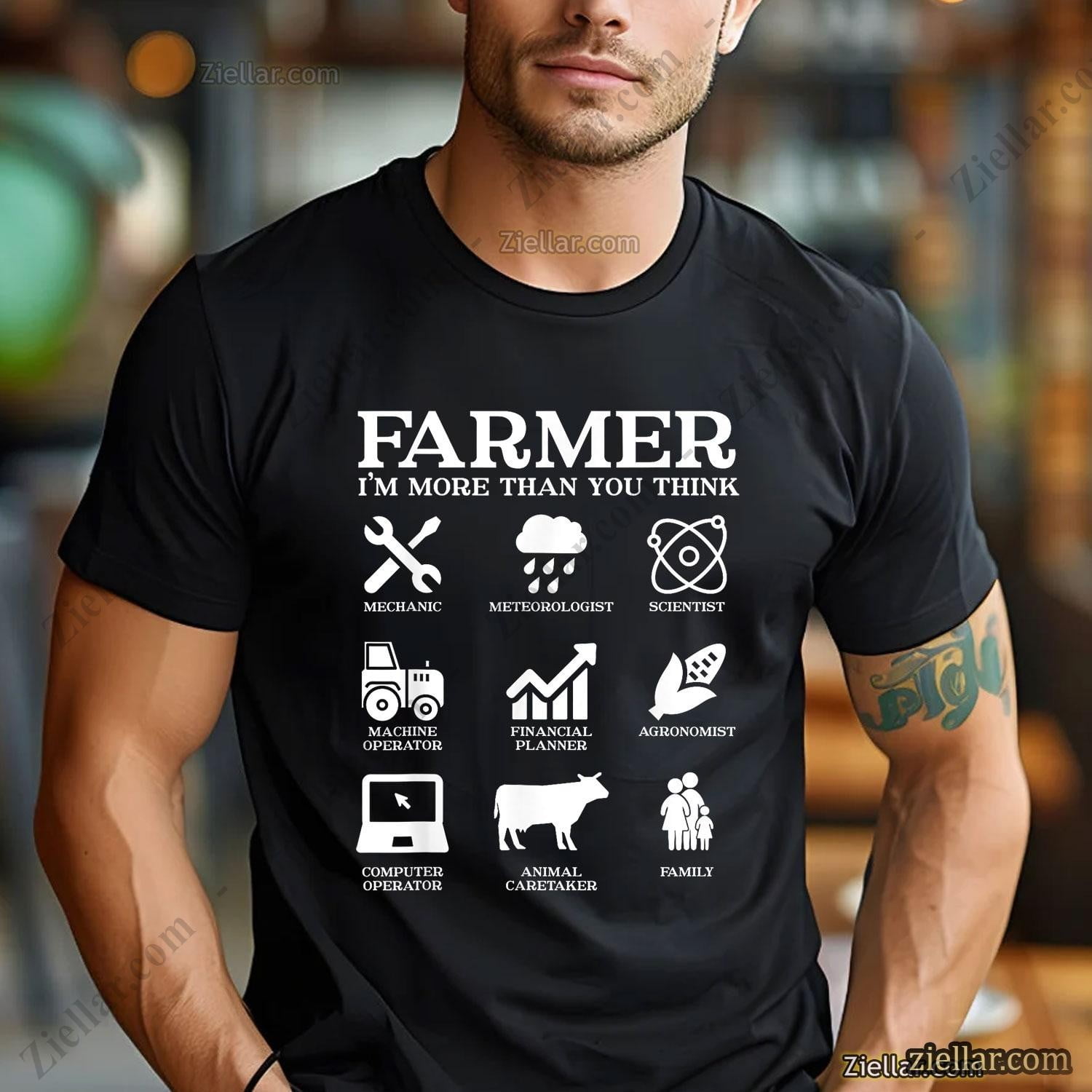 Farming Patriotic Farmer Shirt Agriculture Tractor Country Life Shirt ...