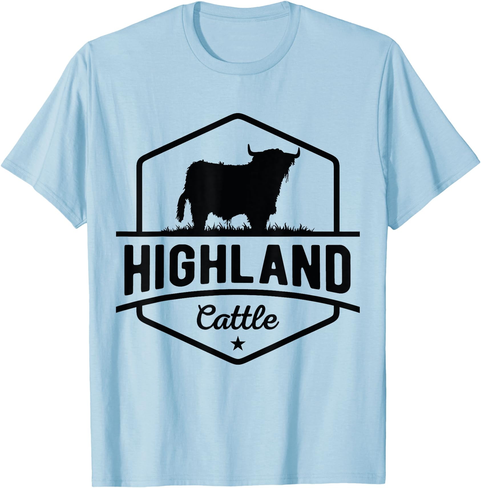 Farming Scottish Highland Cow For Cattle Farmer Softstyle Unisex T ...