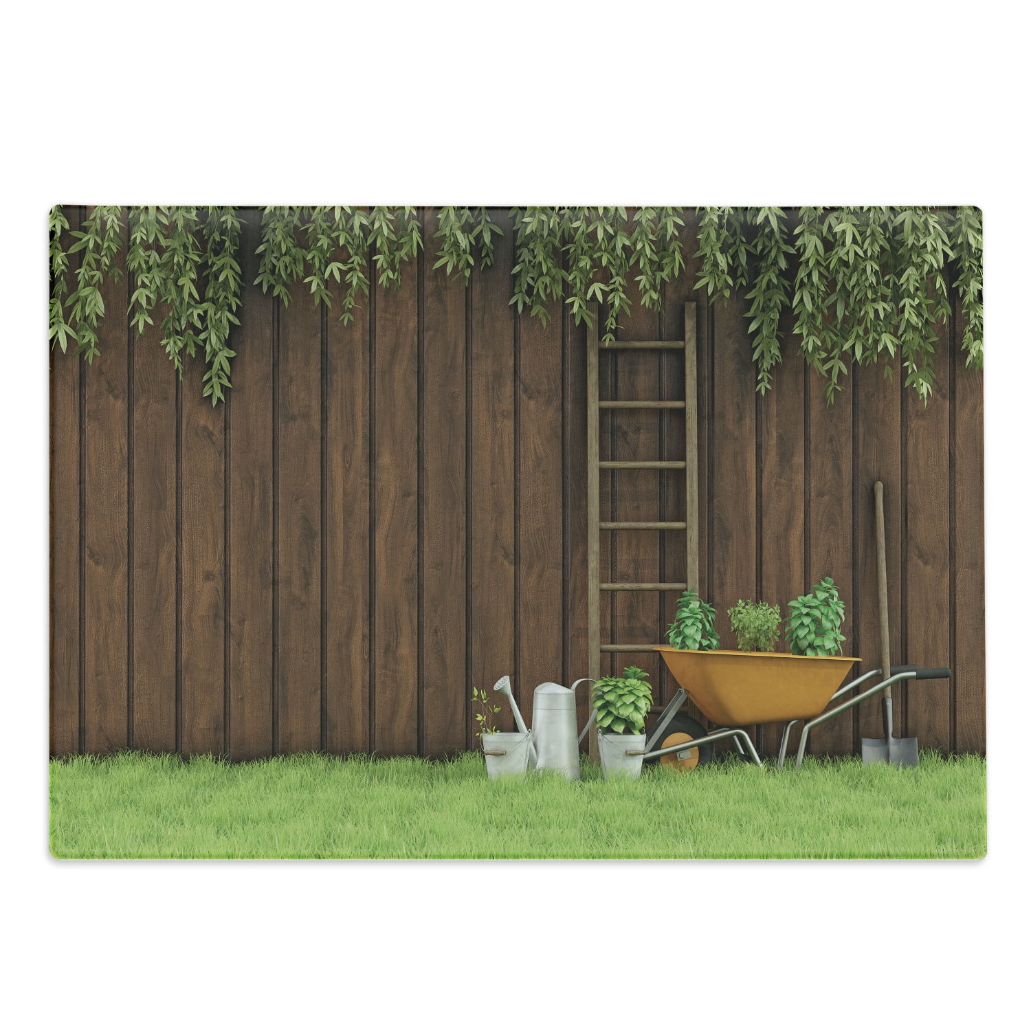 Farmland Cutting Board, Gardening Material Tools on the Backyard with ...