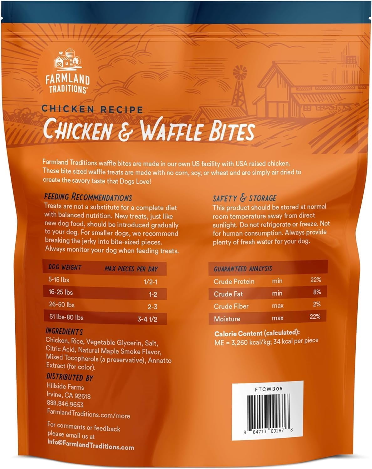 Farmland Traditions USA Made Chicken and Waffle H2FSDBites (40 oz ...