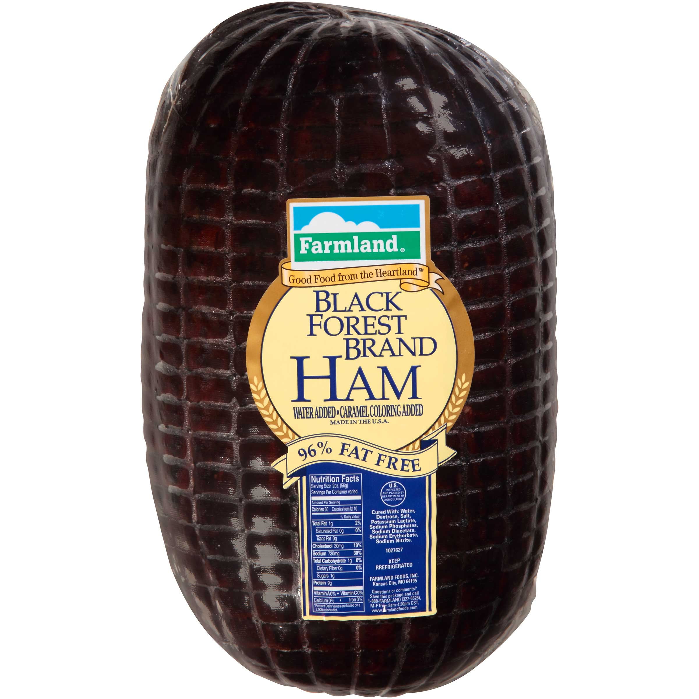 Farmland Water Added Black Forest Premium Deli Ham, 9/11 Piece - 2 per ...