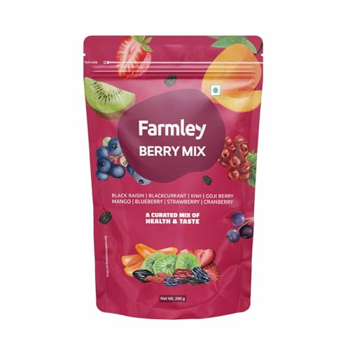 Farmley Berries Mix 160G | 8-In-1 Healthly Snacks Contains Cranberry ...