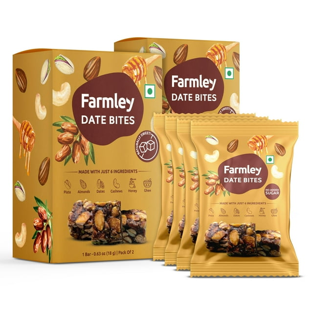 Farmley Protein Mini Dates MMF7 Bar I Dates Bite with No Added Sugar ...
