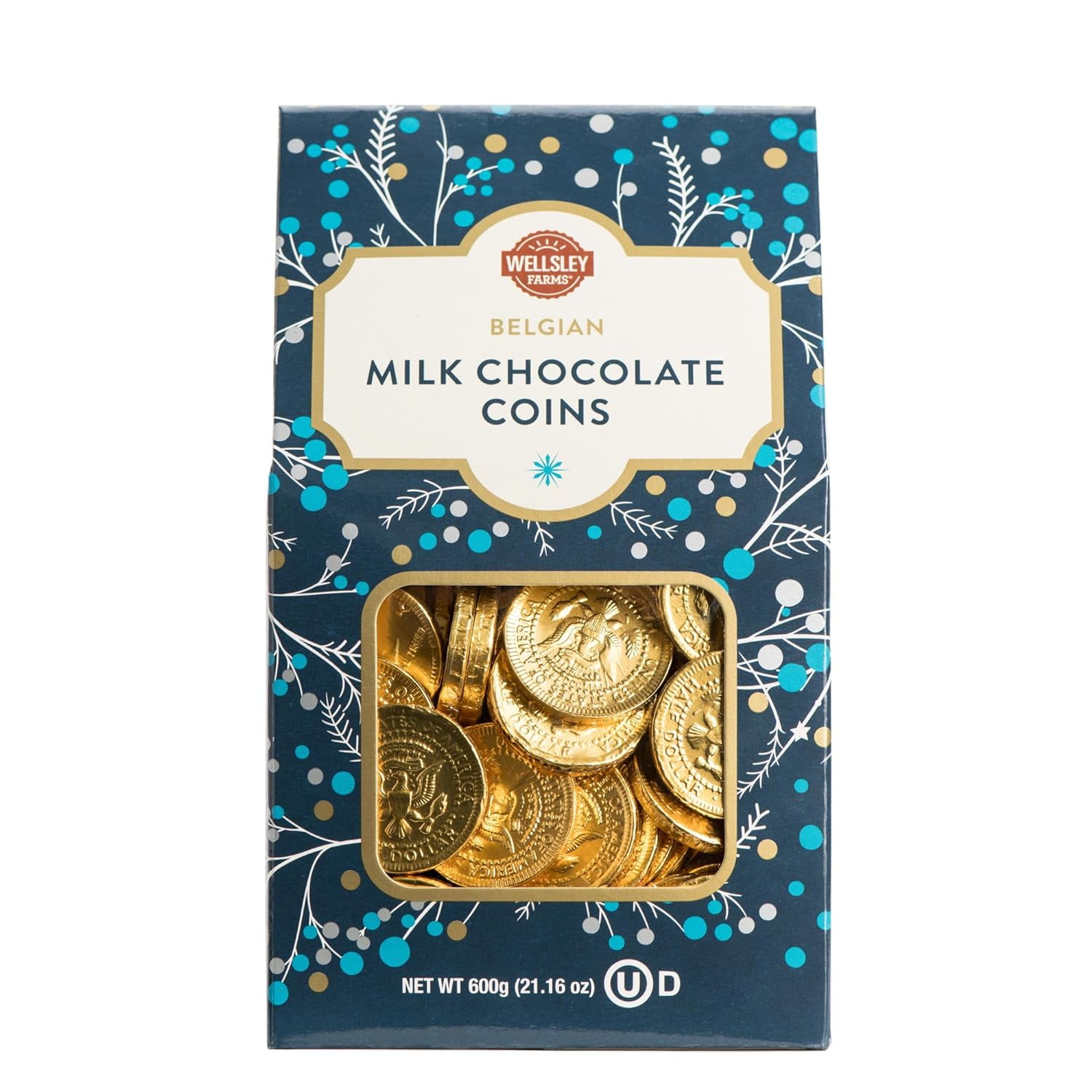 Farms Belgian Milk Chocolate - Individually Wrapped Chocolates in a 21. ...