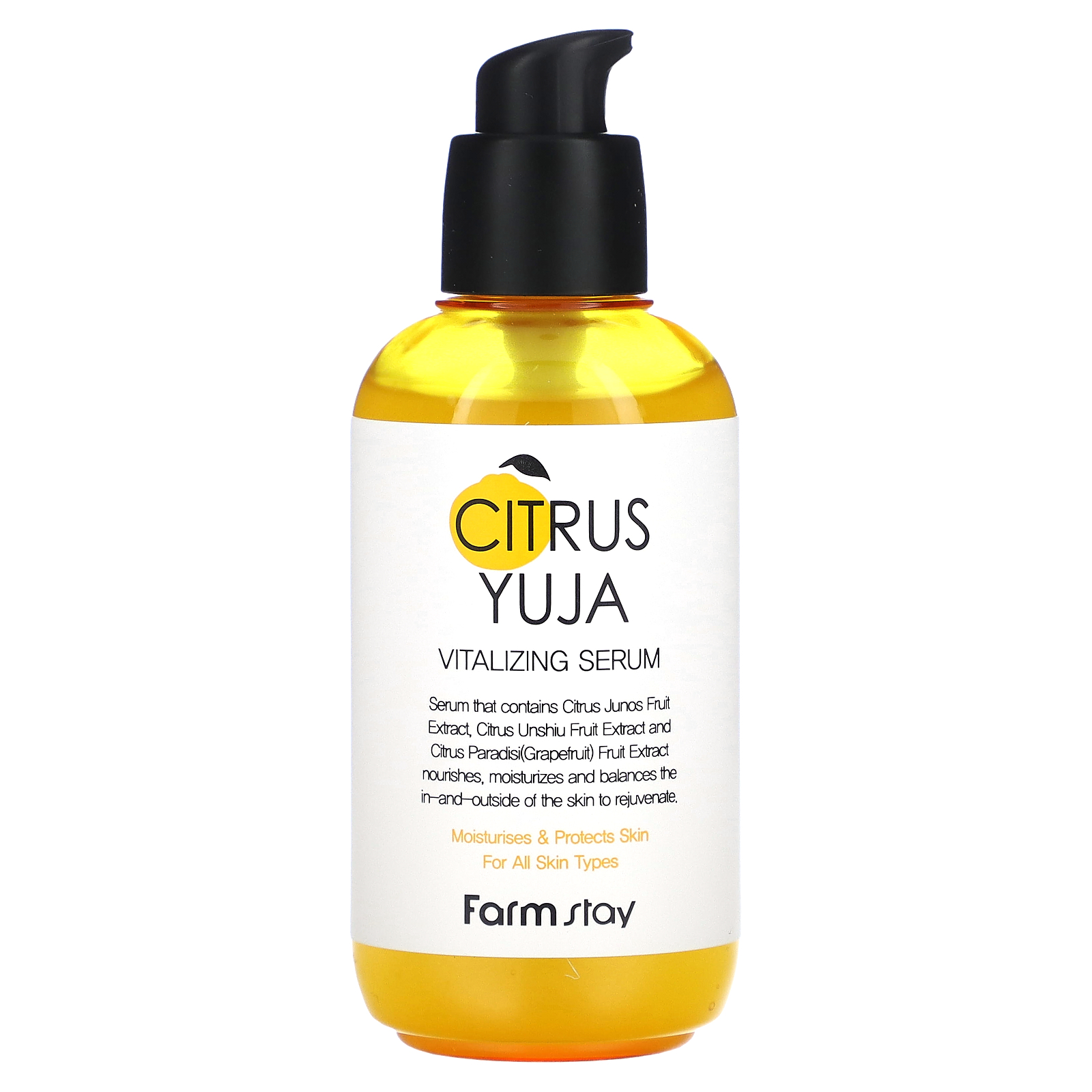 Farmstay Citrus Yuja, Vitalizing Serum, 3.38 fl oz (100 ml) - Walmart.com