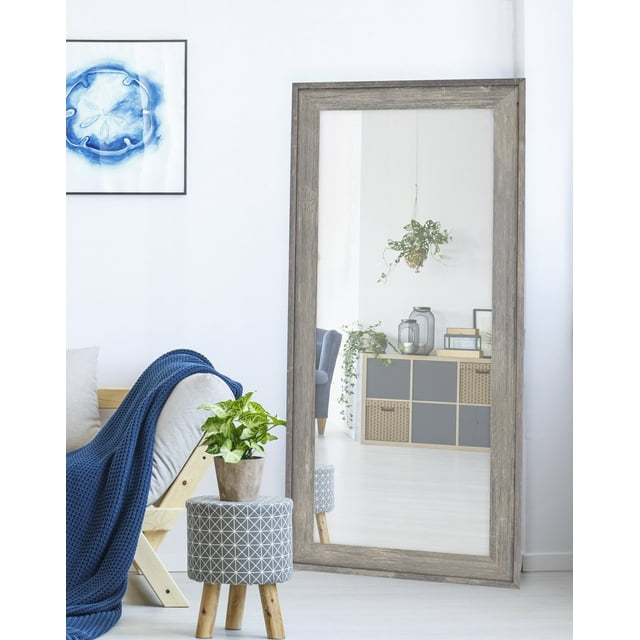 Farmstead Gray Mirror - Walmart.com