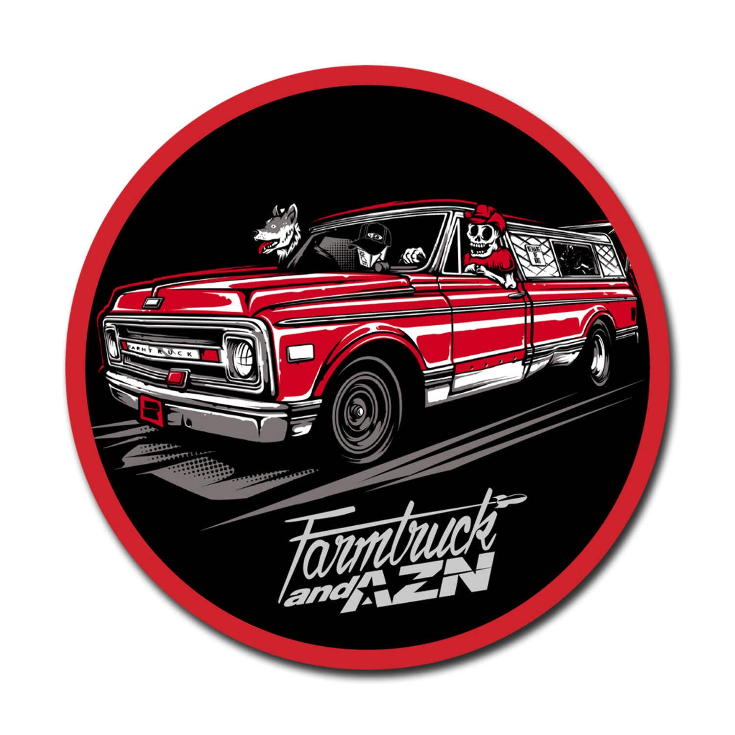Farmtruck - Vehicle Sticker - Walmart.com