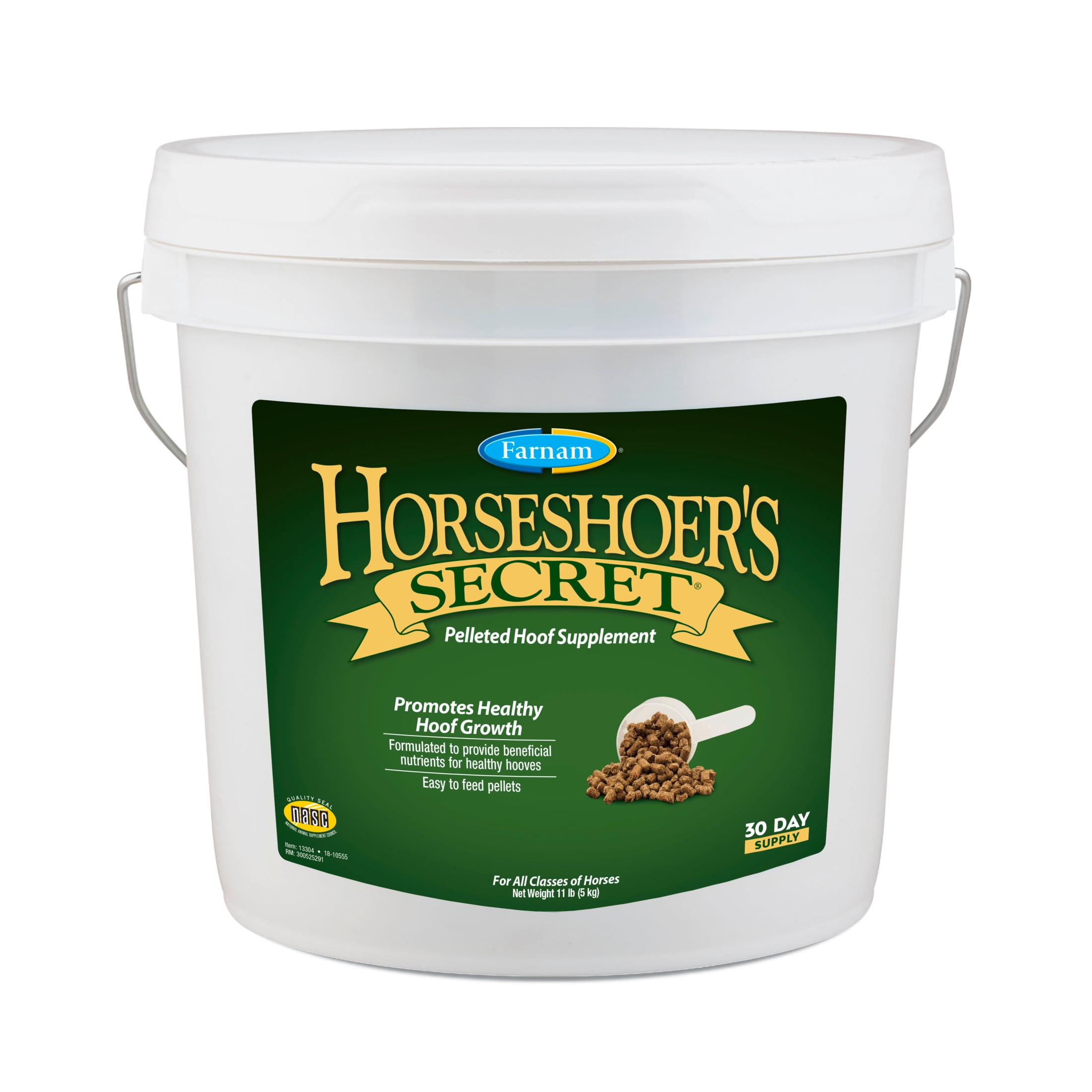 Farnam Horseshoer's Secret Pelleted Hoof Supplement 11 Pounds 30 Days ...