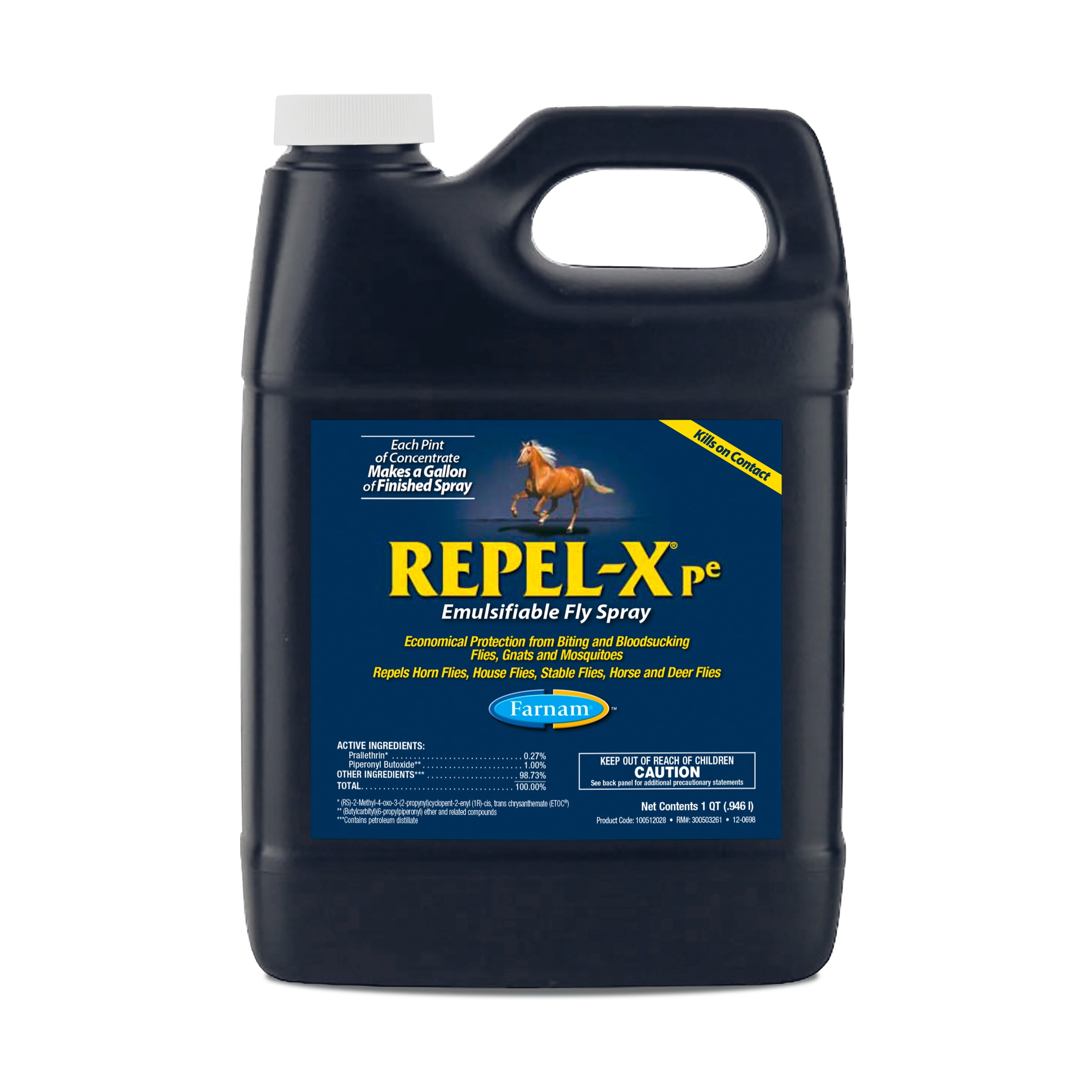 Farnam Repel-X pe Concentrated Fly Spray for Horses, Just Add Water 32 ...