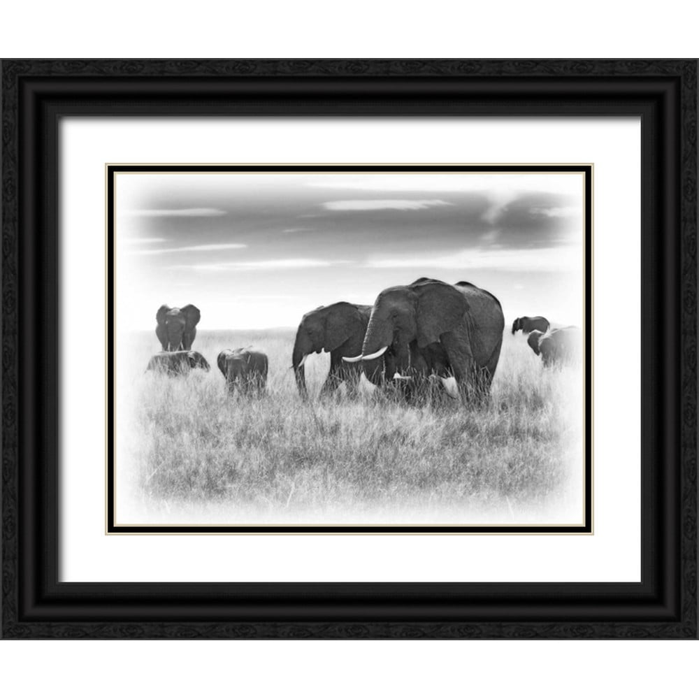 Farnsworth, Sarah 14x12 Black Ornate Wood Framed with Double Matting ...