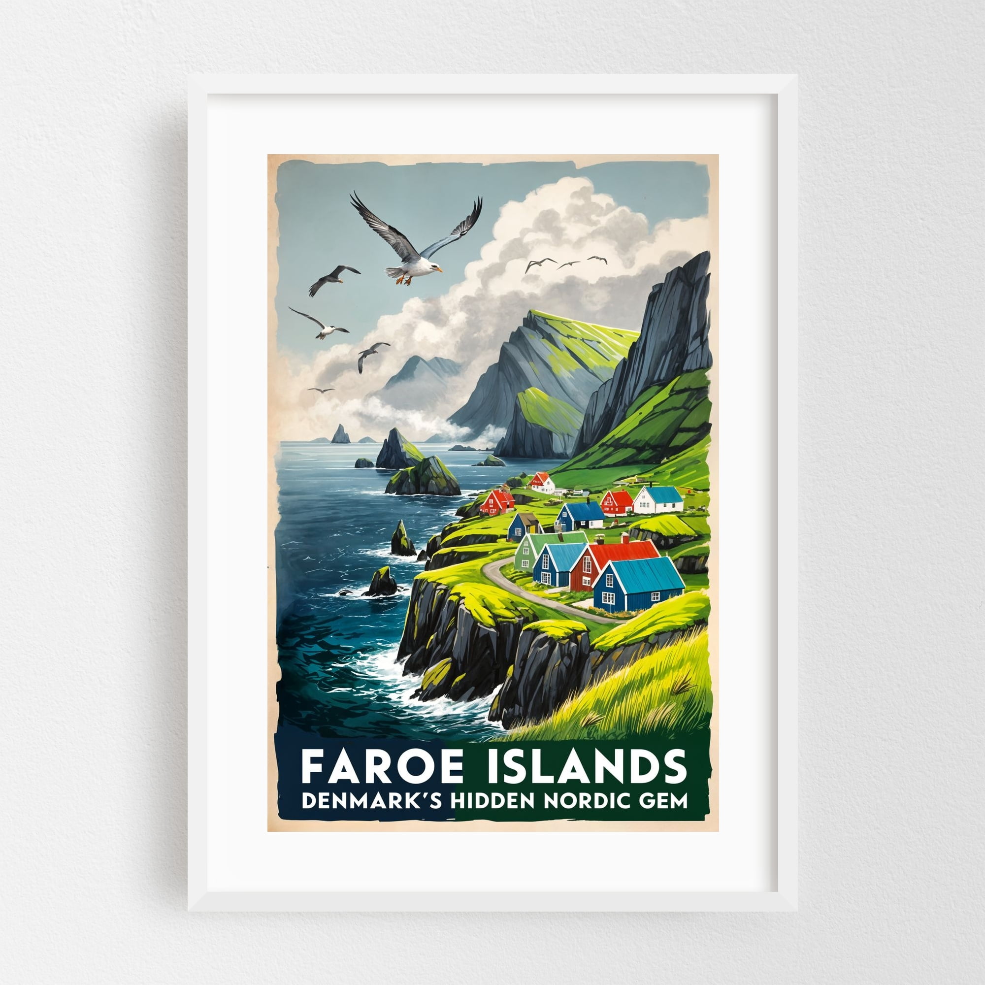 Faroe Islands Poster: Where Nature Meets Solitude - Faroe Islands ...