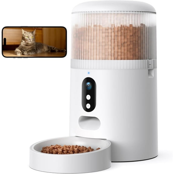 CONCETTA 4L Automatic Pet Feeder - Programmable Timed Dry Food ...