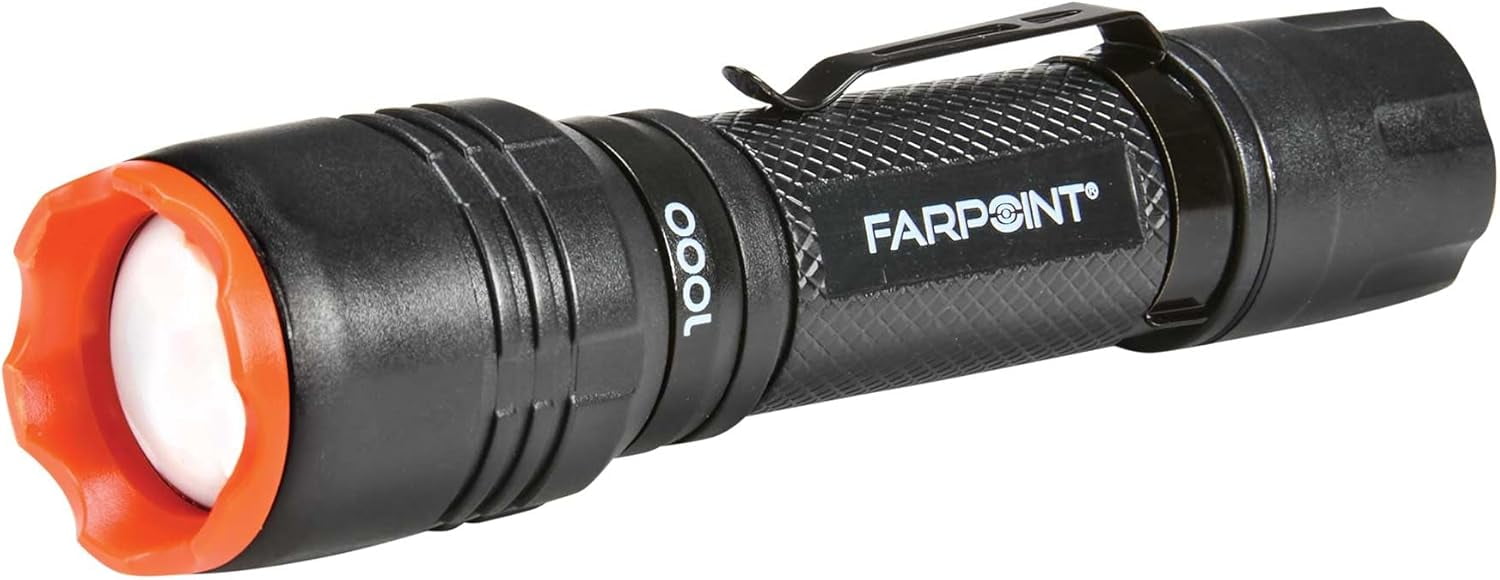 Farpoint Rechargeable Flashlight, 1000 Lumens, Model# FLFR10012 ...