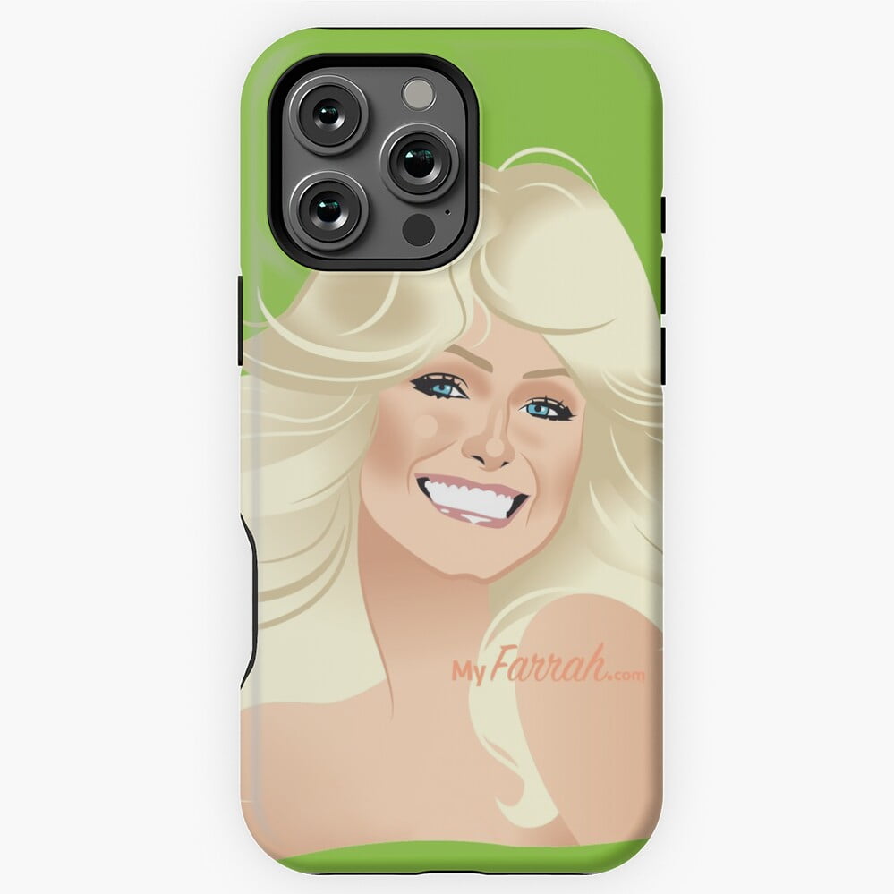 Farrah Fawcett Green Charlie's Angels Phone Case for iPhone 16 15 14 13 12 11 Pro Max - Walmart.com
