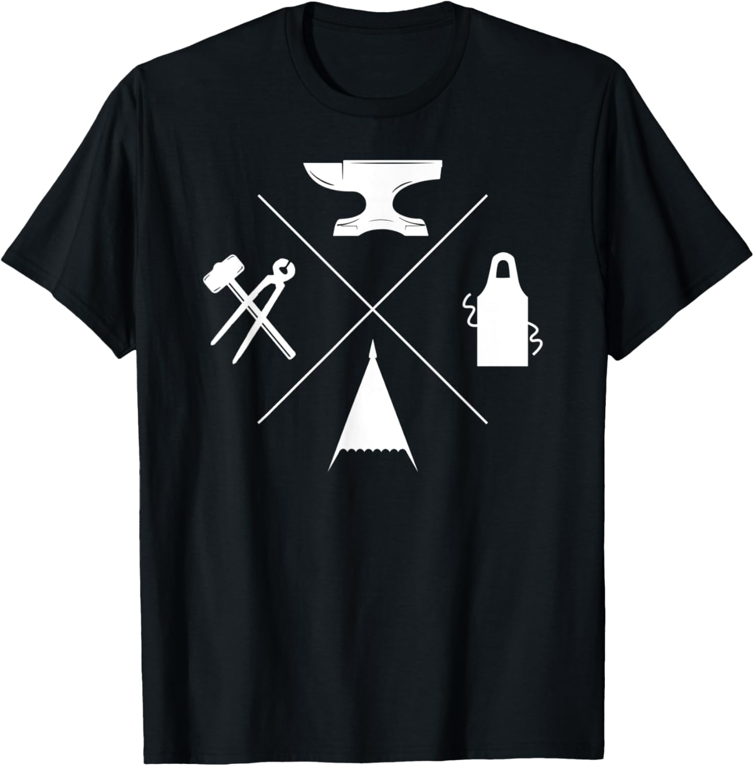 Farrier Blacksmith Anvil Metalworker Smith Forging T-Shirt - Walmart.com